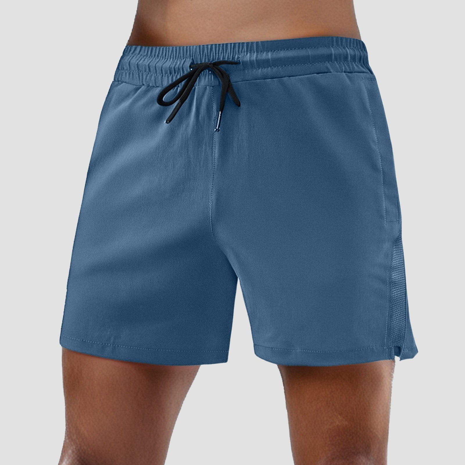Adeawade Men Summer Solid Color Running Shorts Training Shorts For ...