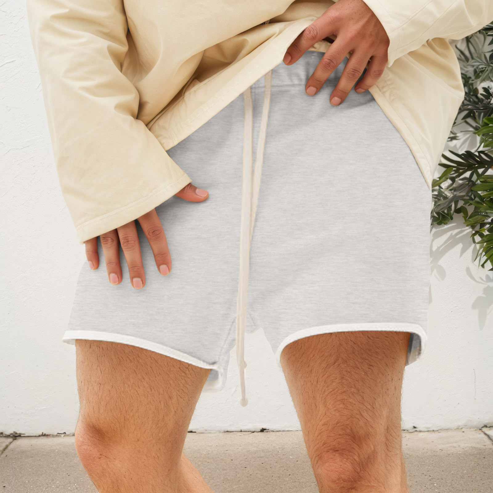 Adeawade Men Summer Ummer Loose Fit Hem Elastic Waist Baggy Slack ...