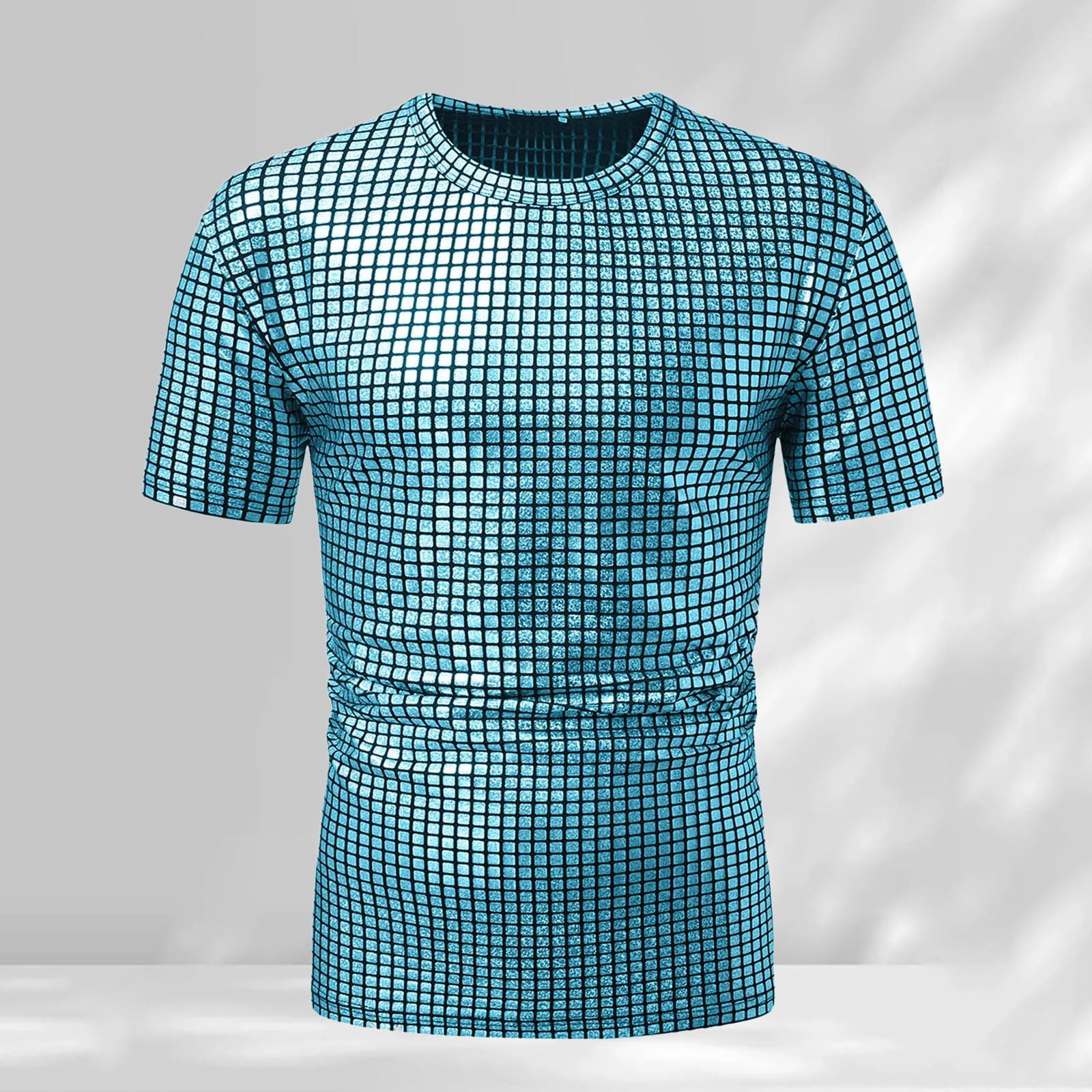 Adeawade Men T Shirt Crewneck Blouse Top For Man Short Sleeve Outdoor T ...