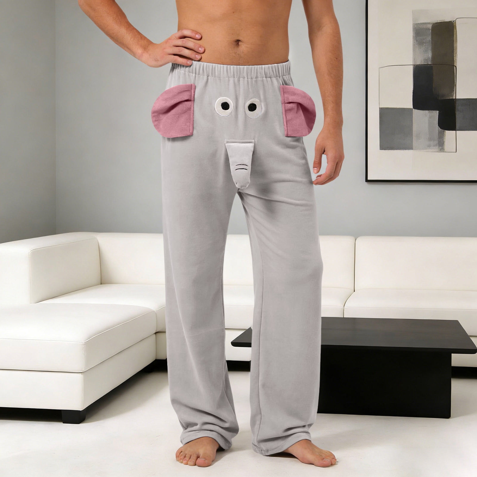 Adeawade Mens Pant Wide Leg Pants Pants With Unique For Home And ...