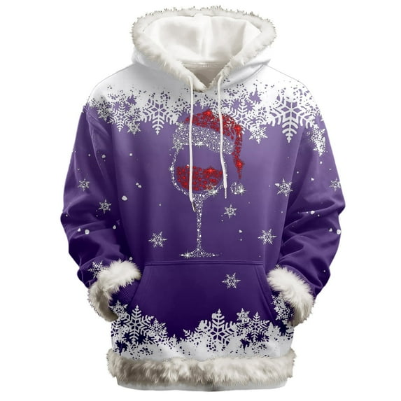 Adeawade Merry Christmas Sweatshirt For Womens Long Sleeve Hooded ...