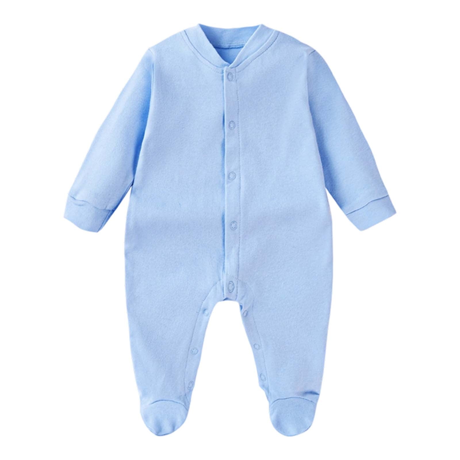 Adeawade Onesies For Boys 0-3 Months Round neck Long Sleeve Bodysuit ...