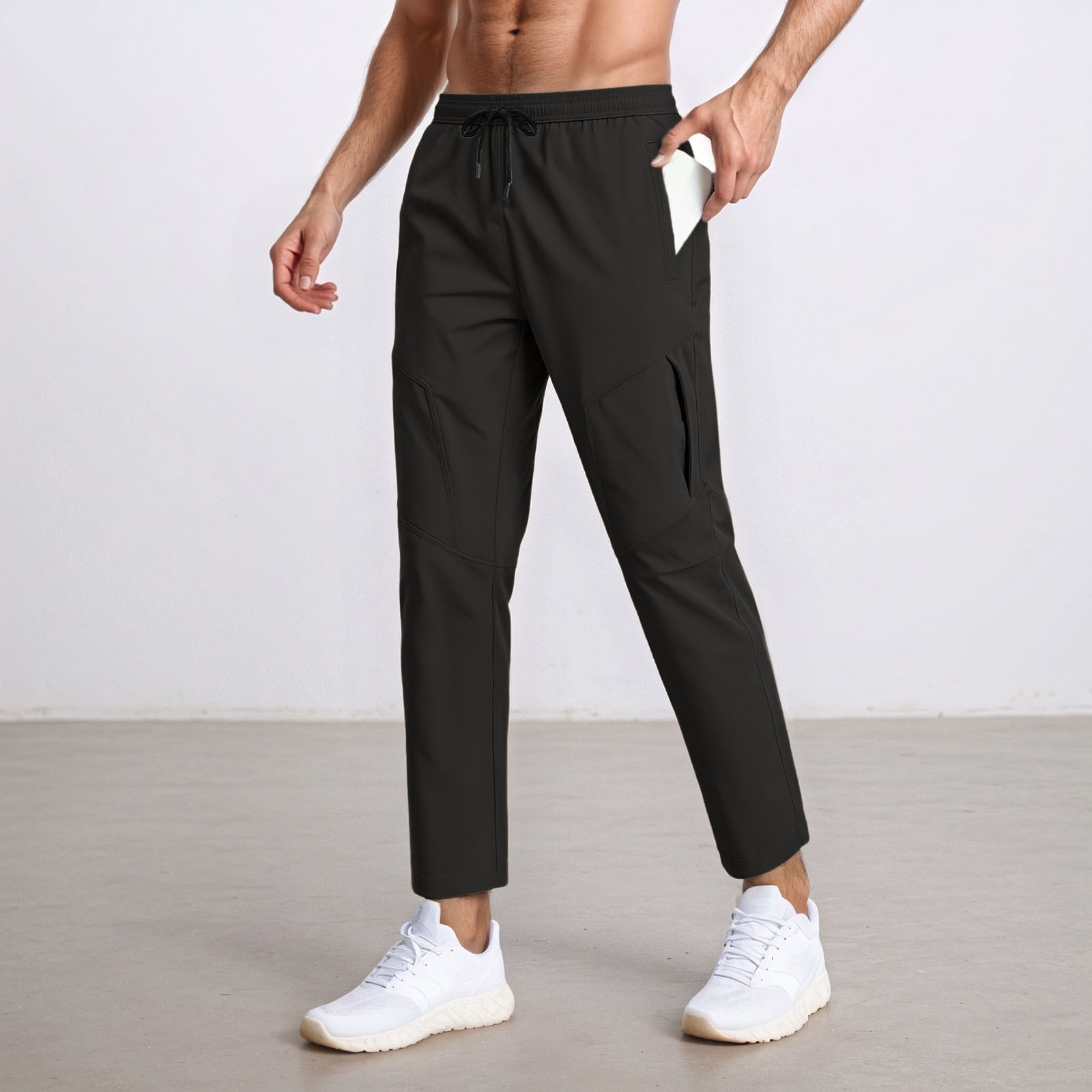 Adeawade Pants For Men Wide Leg Pants Lightweight Stretch Fit Outdoor ...