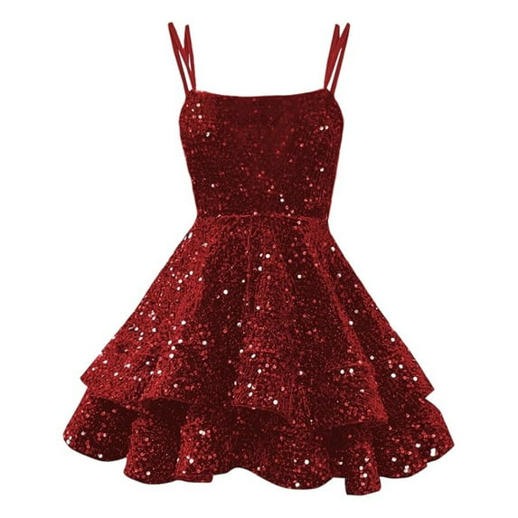 Adeawade Summer Dresses For Women Round Neck Sleeveless Party Dress ...