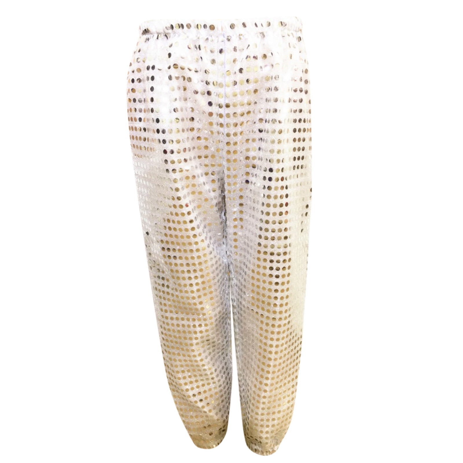 Adeawade Summer Pants For Teen Girls Kids Sequins Loose Jazz Hip Hop ...