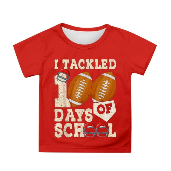 Adeawade Teen Boy Tops Short Sleeve T Shirts Crewneck Blouse Back To ...