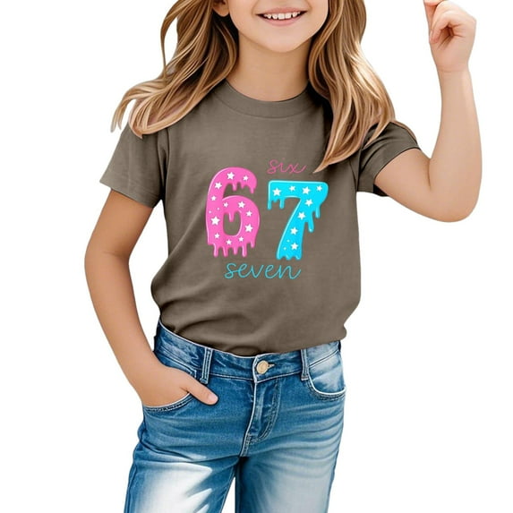 Adeawade Teen Boys Tops Crewneck T Shirts Short Sleeve Blouse Number ...