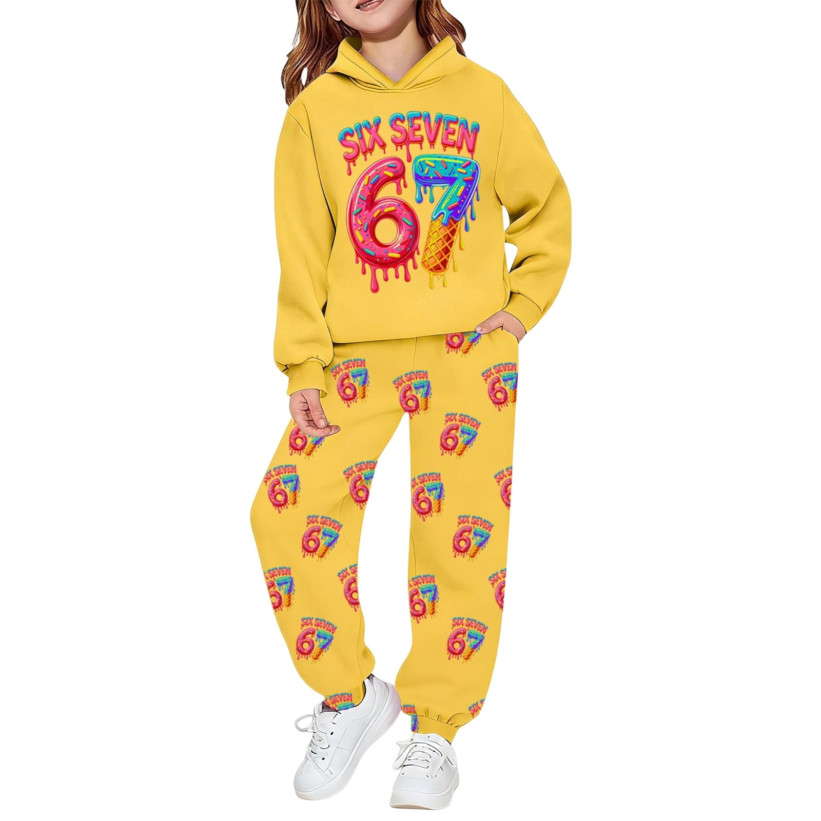 Adeawade Teen Clothes For Girl Round Neck Long Sleeve Kids Graphic ...