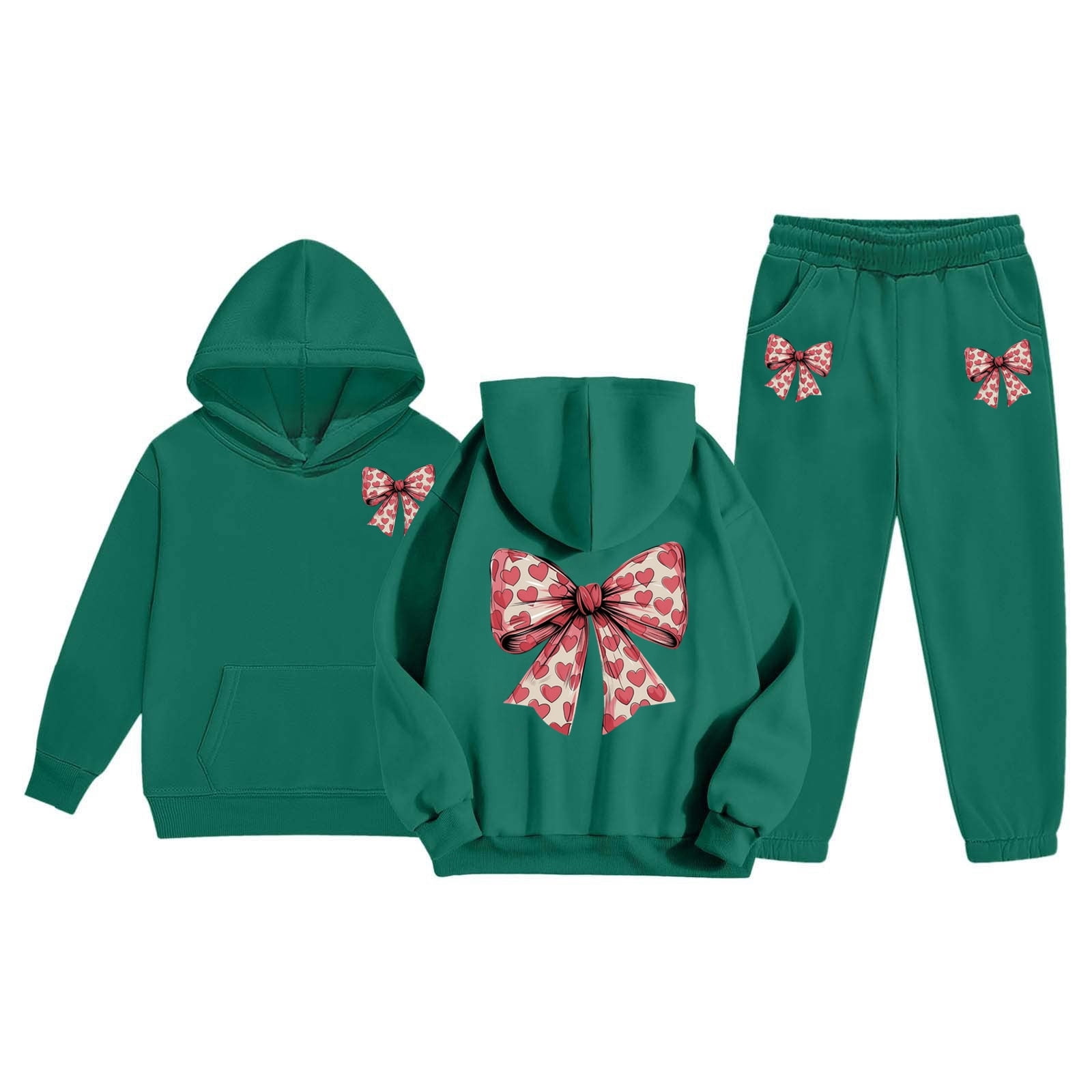 Adeawade Teen Clothes For Girls Round Neck Long Sleeve Winter Tracksuit ...