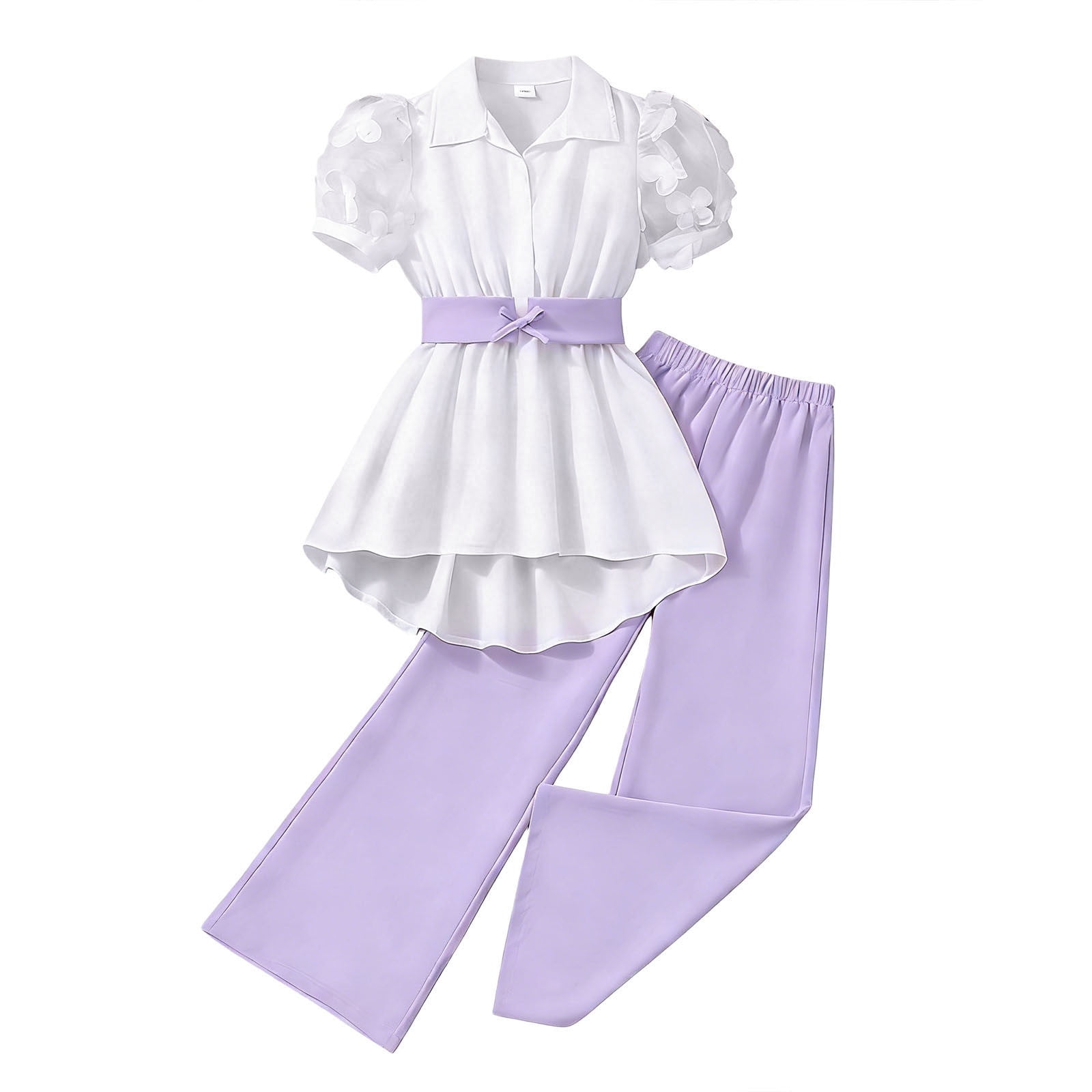 Adeawade Teen Girls Clothes Summer Outfit Short Sleeve Shirt With ...