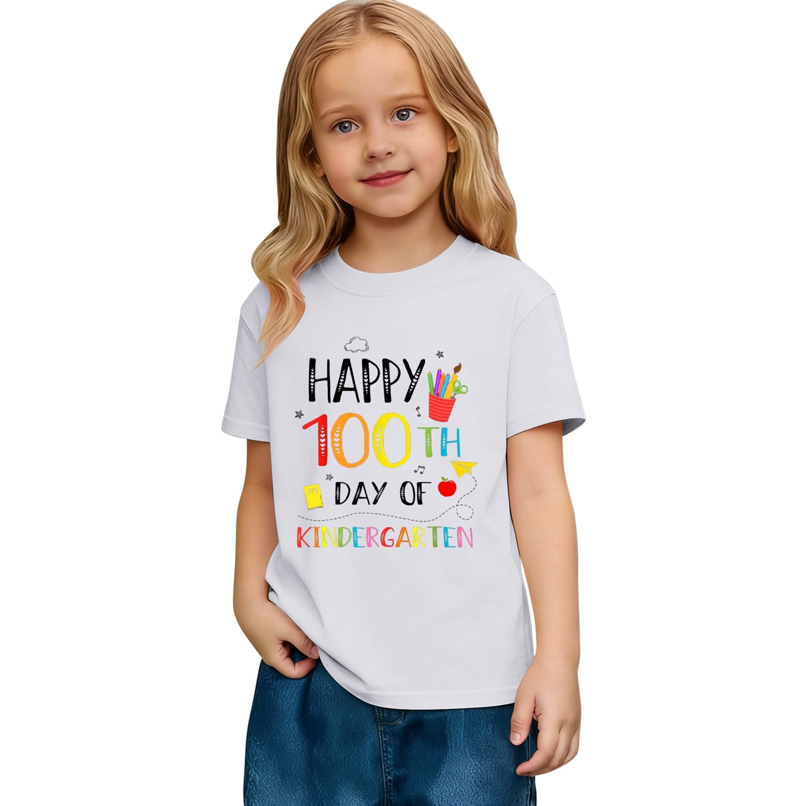 Adeawade Teen Tops For Boy Short Sleeve Tee Crewneck Blouse Solid Color ...