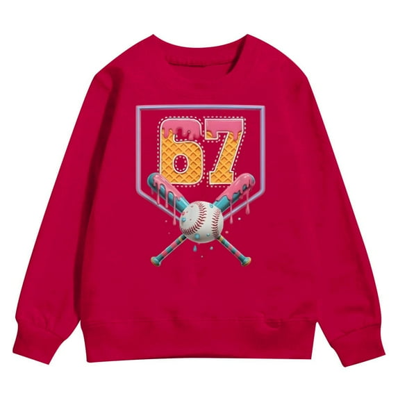 Adeawade Toddler Boys Tops O Neck Tee Long Sleeve Blouse Cartoon Number ...