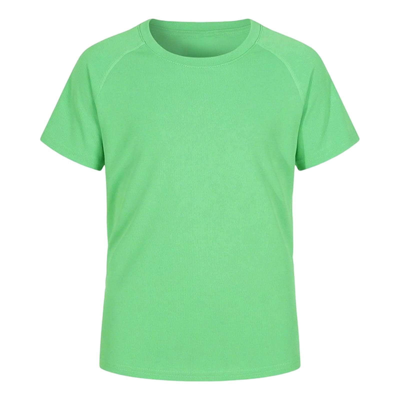 Adeawade Toddler Boys Tops Round Neck Blouse Short Sleeve Tee Solid ...
