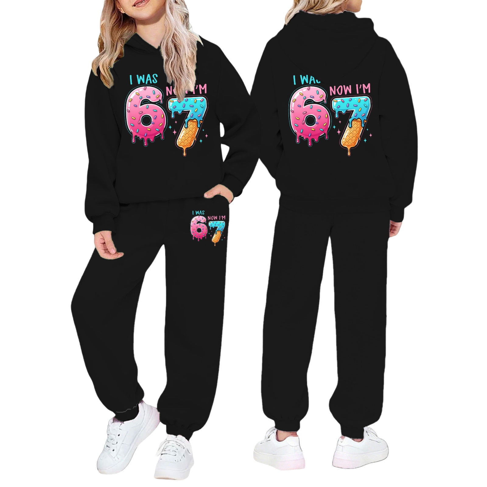 Adeawade Toddler Clothes For Girl Child Boys Girls Long Sleeve Solid ...