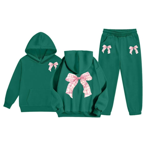 Adeawade Toddler Clothes For Girl Crewneck Long Sleeve Winter Tracksuit ...