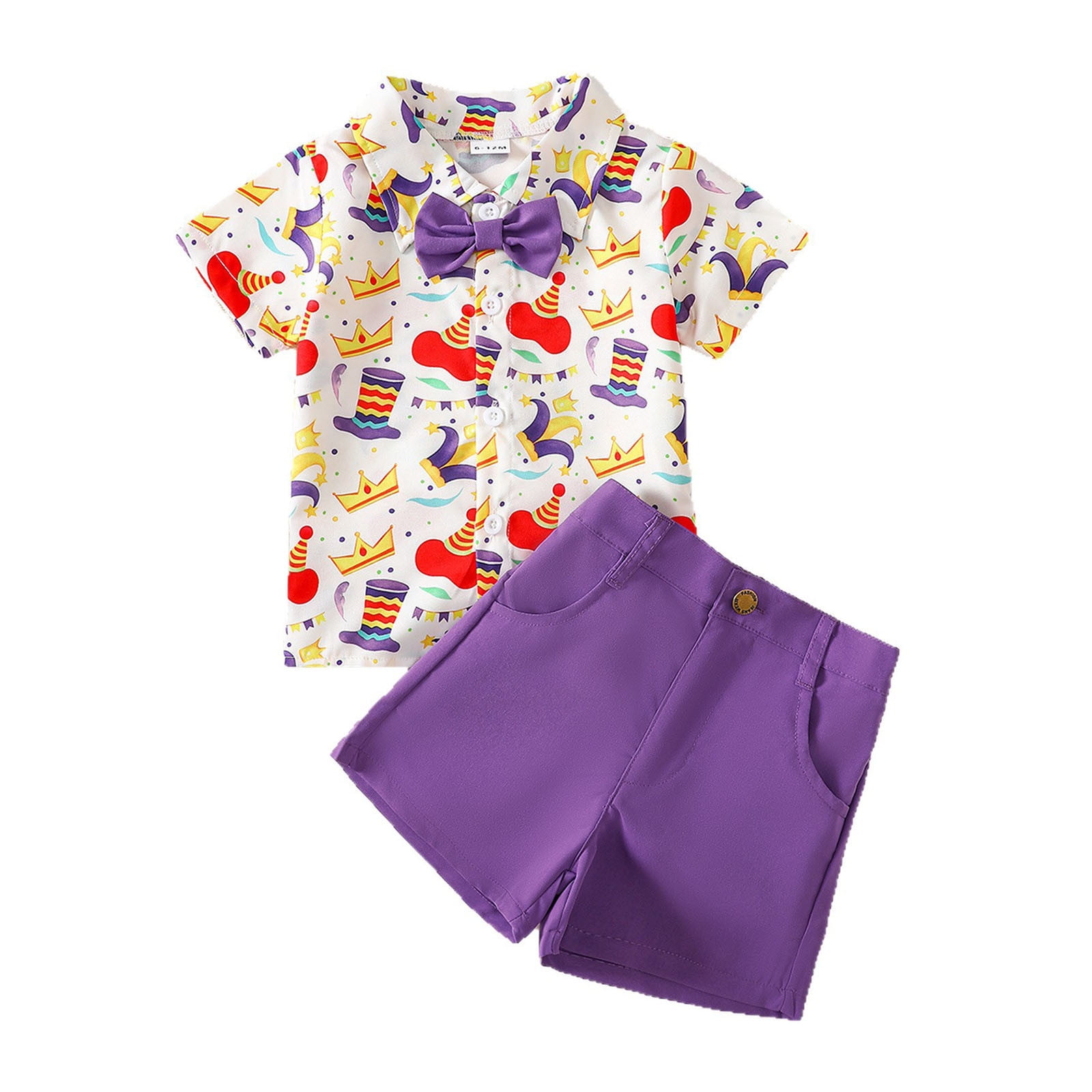 Adeawade Toddler Clothes For Girl Crewneck Short Sleeve Cartoon Prints ...