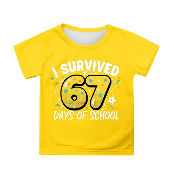 Adeawade Toddler Tops For Boys O Neck T Shirts Short Sleeve Blouse ...