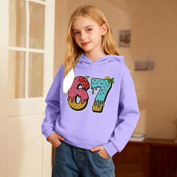 Adeawade Tops For Boy Long Sleeve O Neck T Shirts Graphic Print Hooded ...