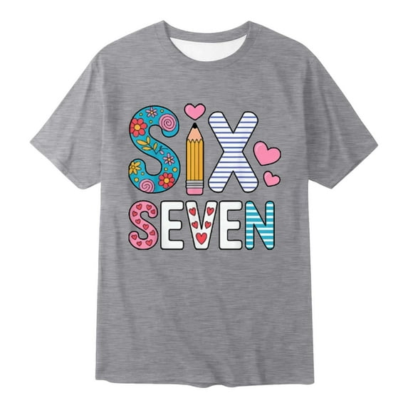 Adeawade Tops For Boy Child Crewneck Blouse Short Sleeve Tee Cartoon ...