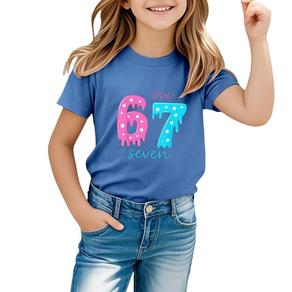 Adeawade Tops For Boy Child Crewneck T Shirts Short Sleeve Blouse ...