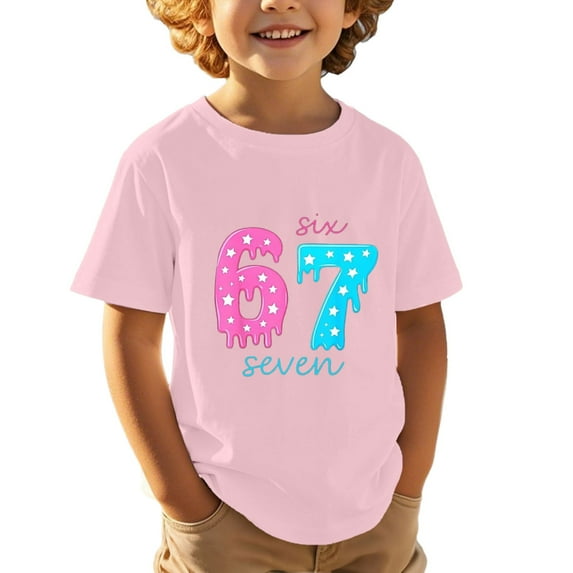 Adeawade Tops For Boy Child Crewneck T Shirts Short Sleeve Blouse ...