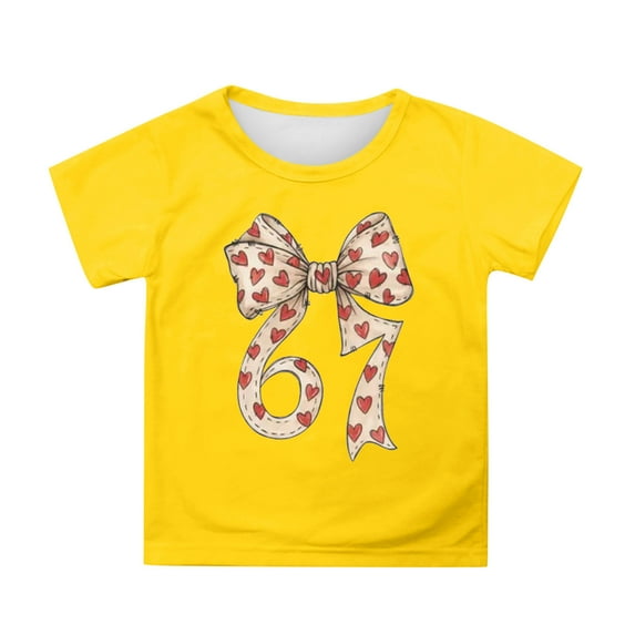 Adeawade Tops For Boy Child Round Neck Tee Short Sleeve Blouse Cartoon ...