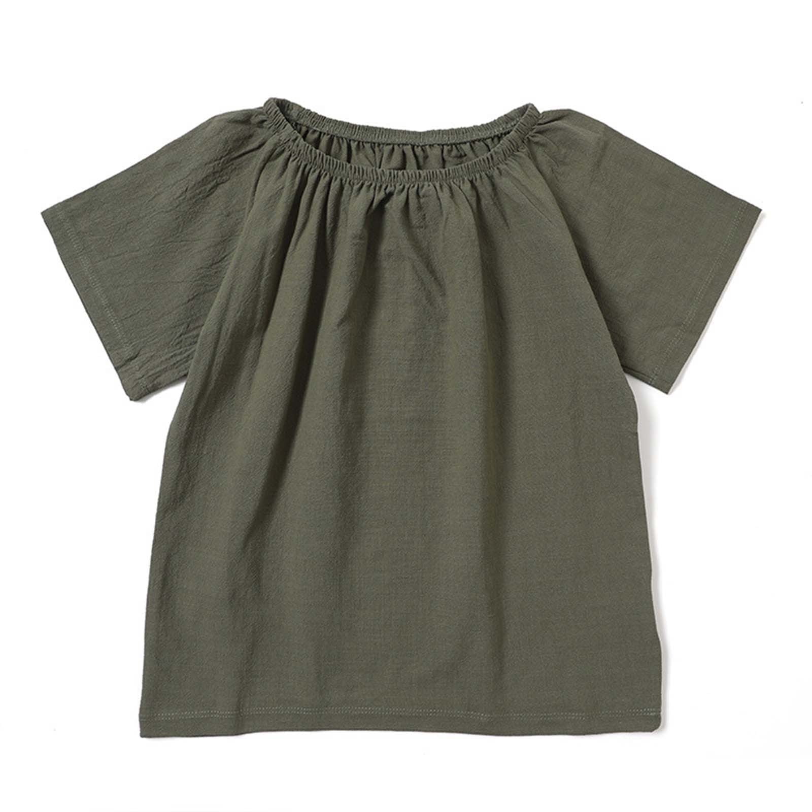 Adeawade Tops For Girls Short Sleeve Tee Summer Clothing Baby Color And ...