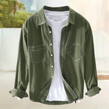 Adeawade Tops For Mens Long Sleeve Men'S With Pockets Colour Block ...