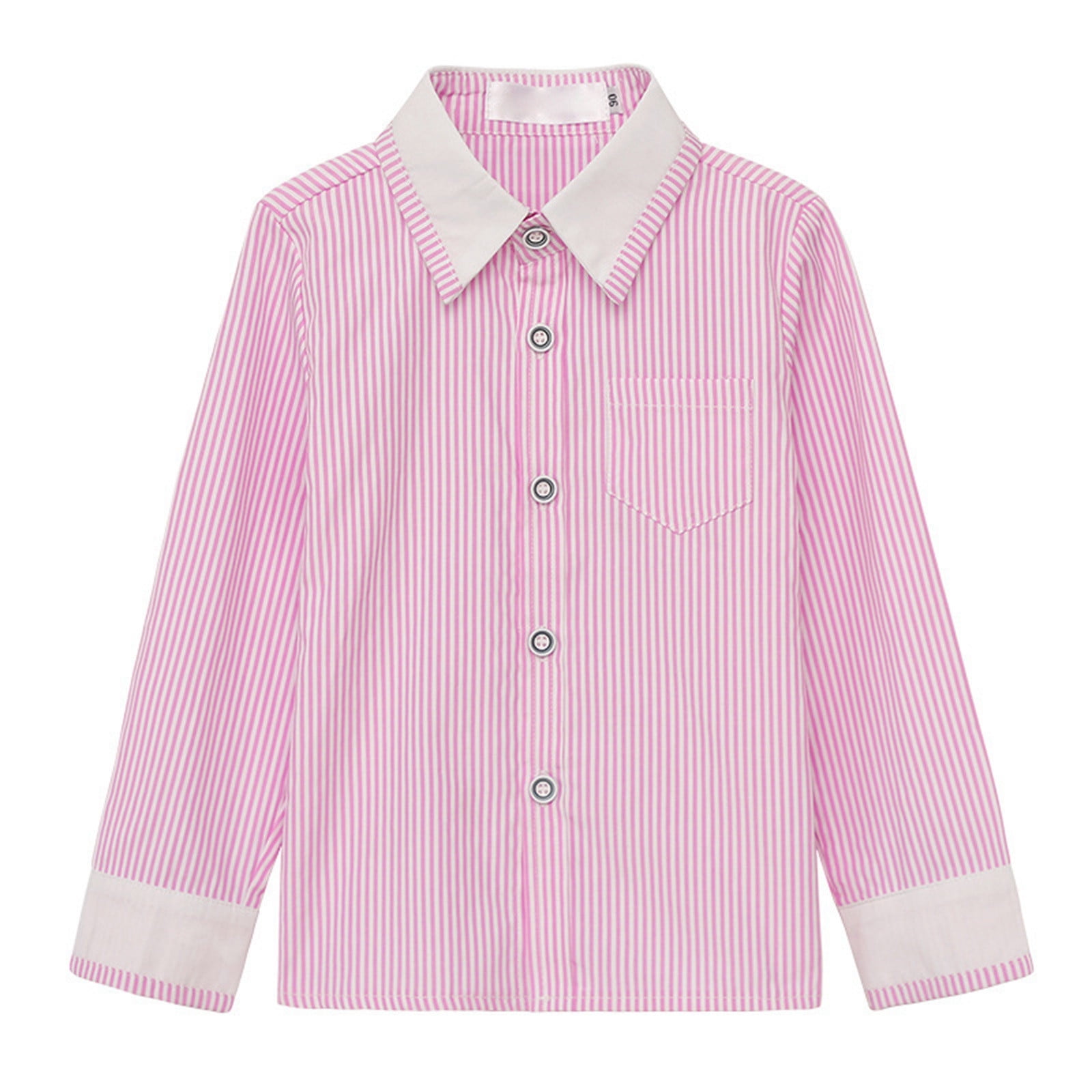 Adeawade Winter Tops For Girl Long Sleeve Blouse Boys Girls Striped ...