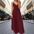 Adeawade Women'S Dresses Lightweight Summer Maxi Dress Sleeveless Solid ...