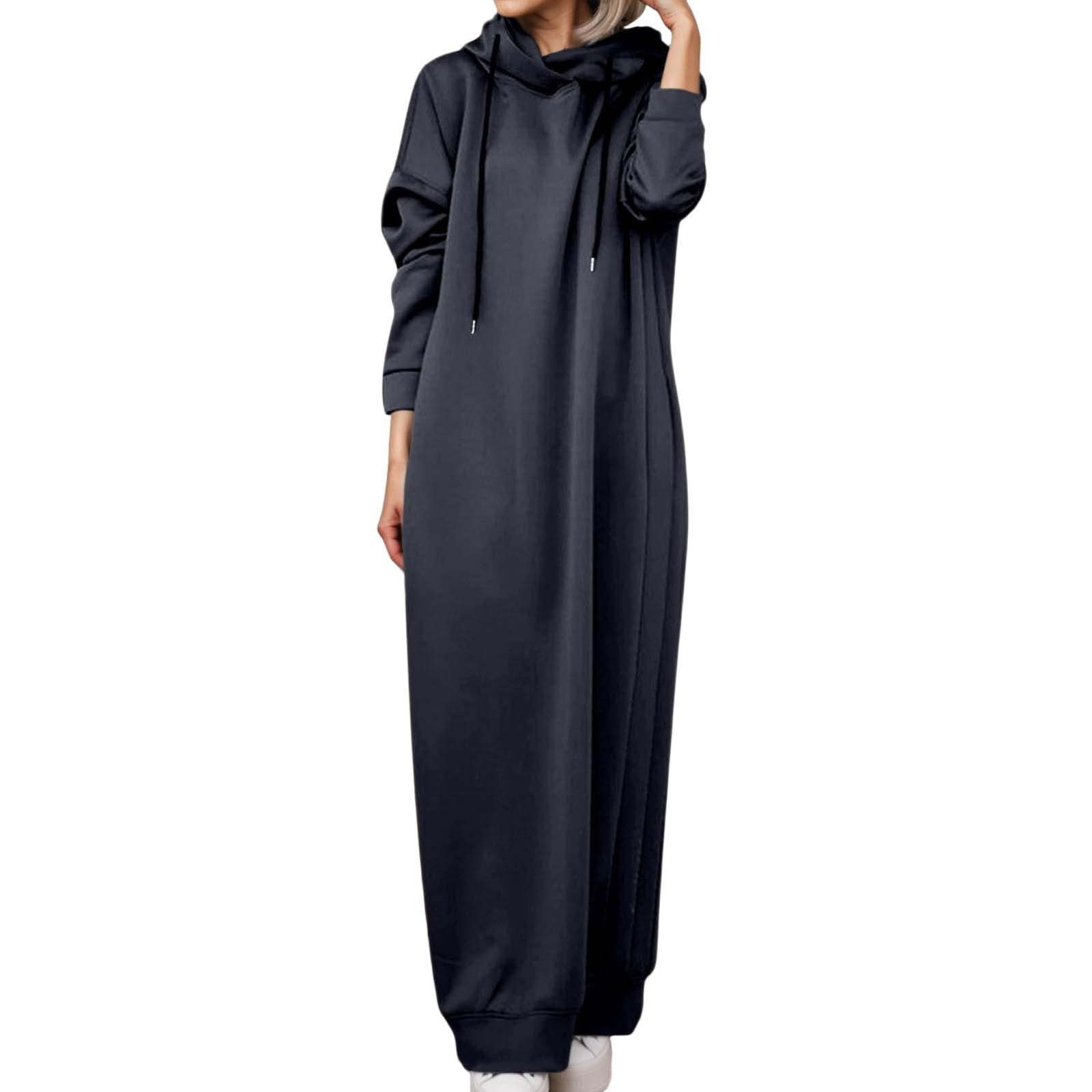 Adeawade Womens Dress Long Sleeve V Neck Floral Dress Home Spring ...