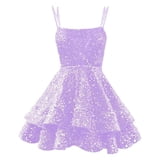 Adeawade Womens Dresses Round Neck Sleeveless Party Dress Summer ...