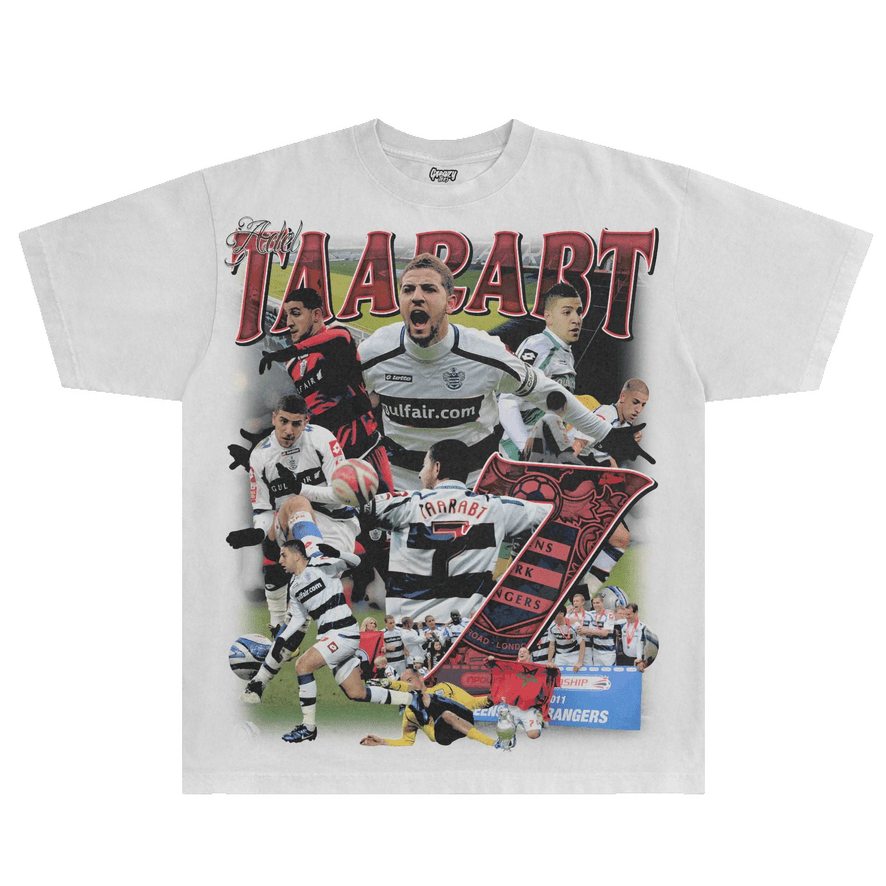 Adel Taarabt Classic Tee T Shirt Unisex, Color: Red, Size: M - Walmart.com