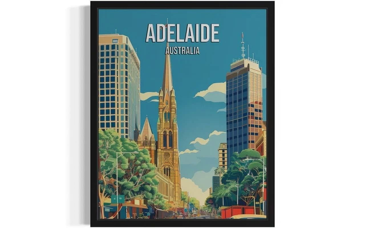 Adelaide Australia Art Print Poster Wall Art Painting NO FRAMED POSTER ...