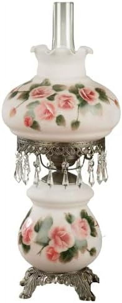 Adelaide Hurricane Style Table Lamp - Victorian Aesthetic - Scalloped ...