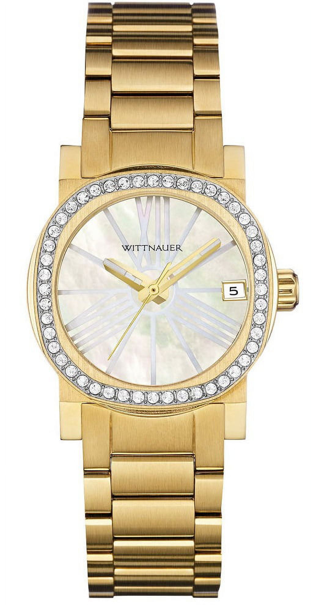 Adele Gold-Tone Stainless Steel Ladies Watch WN4002 - Walmart.com