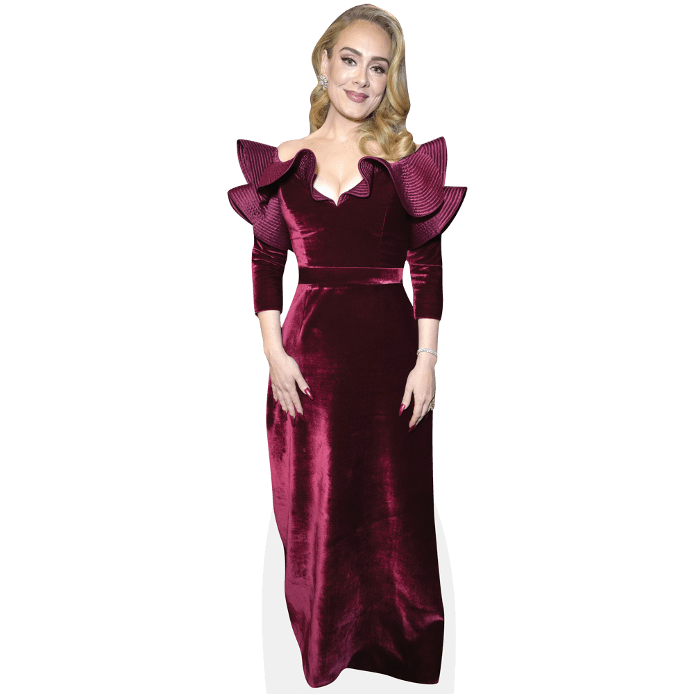 Adele (Velvet) Mini Cardboard Cutout Standee - Walmart.com