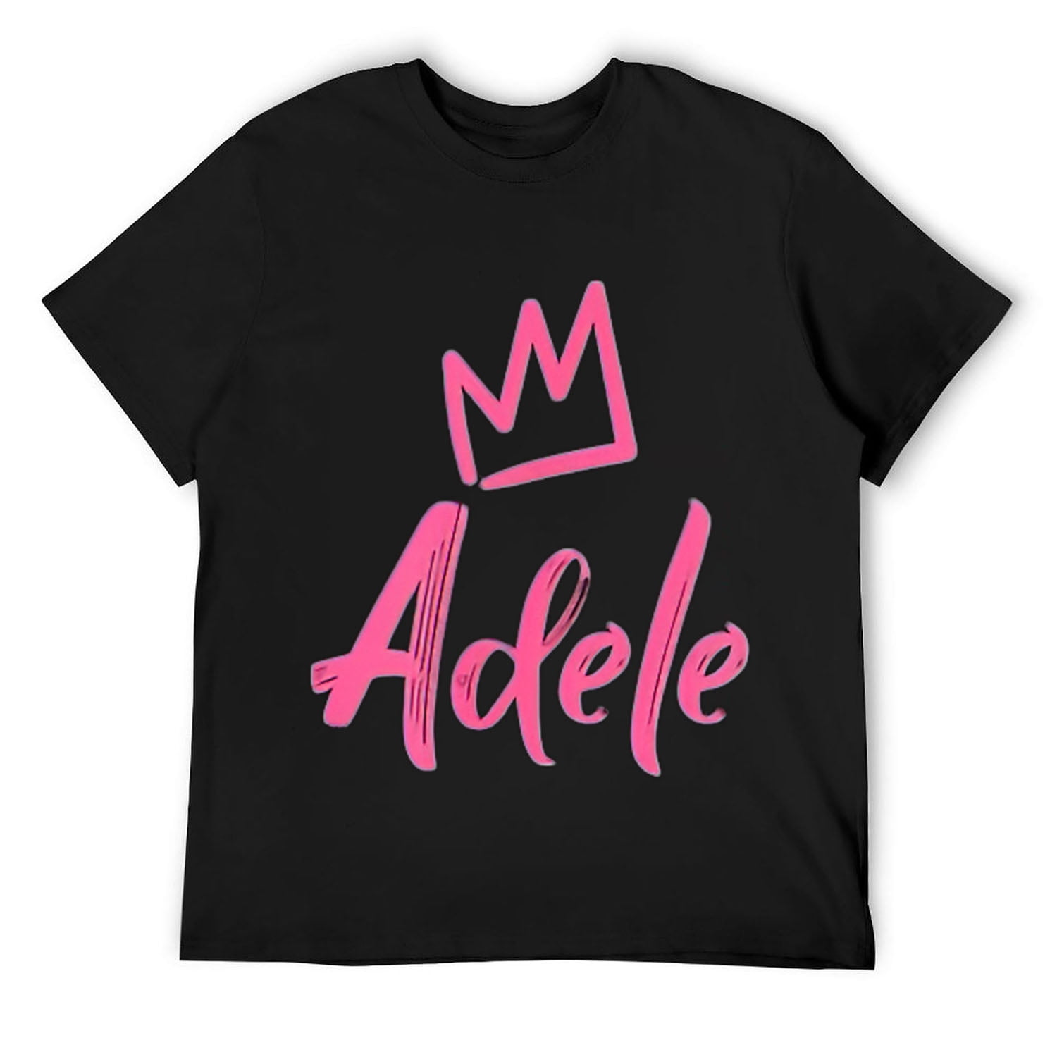 Adele the Queen / Pink Crown & Name for Women Called Adele T-Shirt Black Small - Walmart.com
