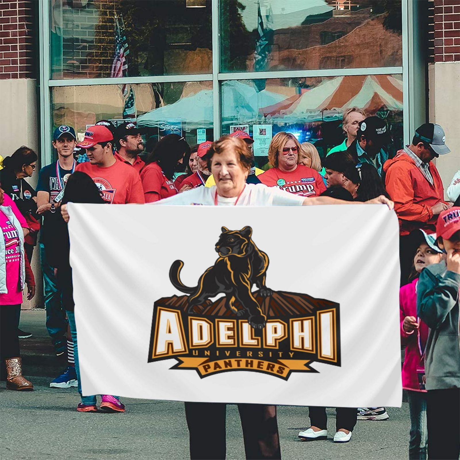 Adelphi University Logo 3 X 5 Foot Outdoor Decorative Flag,Garden Flag ...