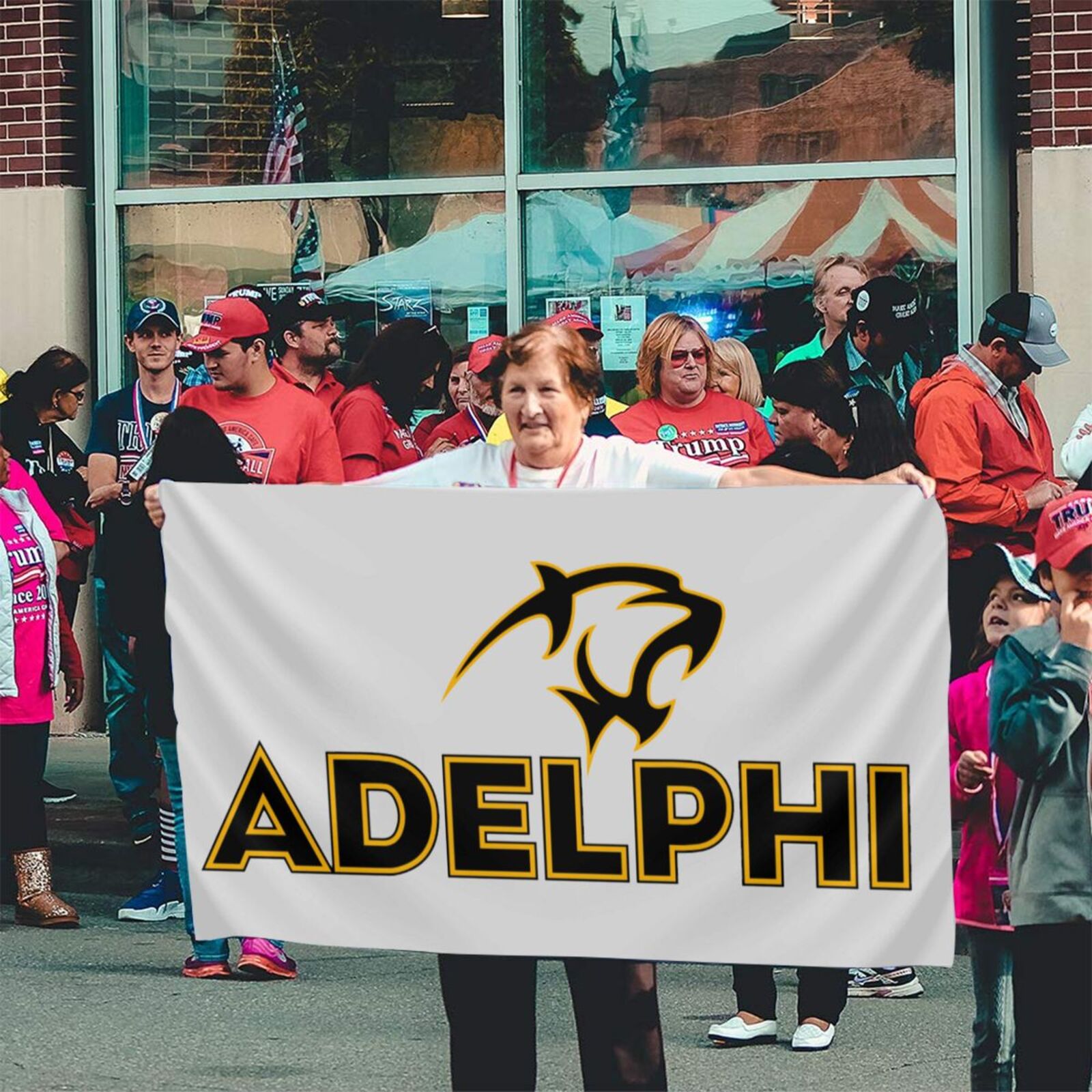 Adelphi University Logo Flag 3x5 FT Holiday Banner Garden Yard House ...