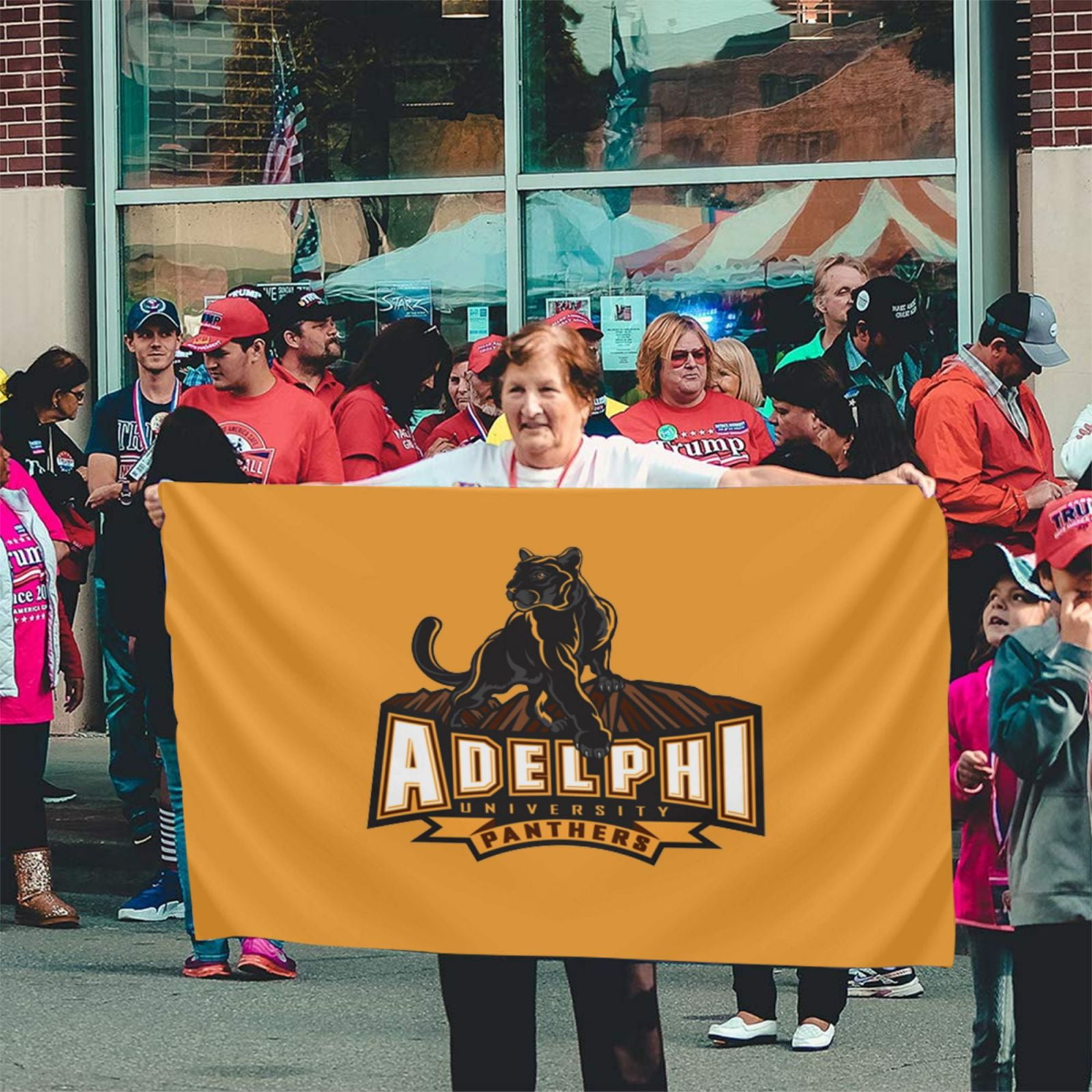 Adelphi University Logo Flag 3x5 Ft Holiday Banner Garden Yard House ...