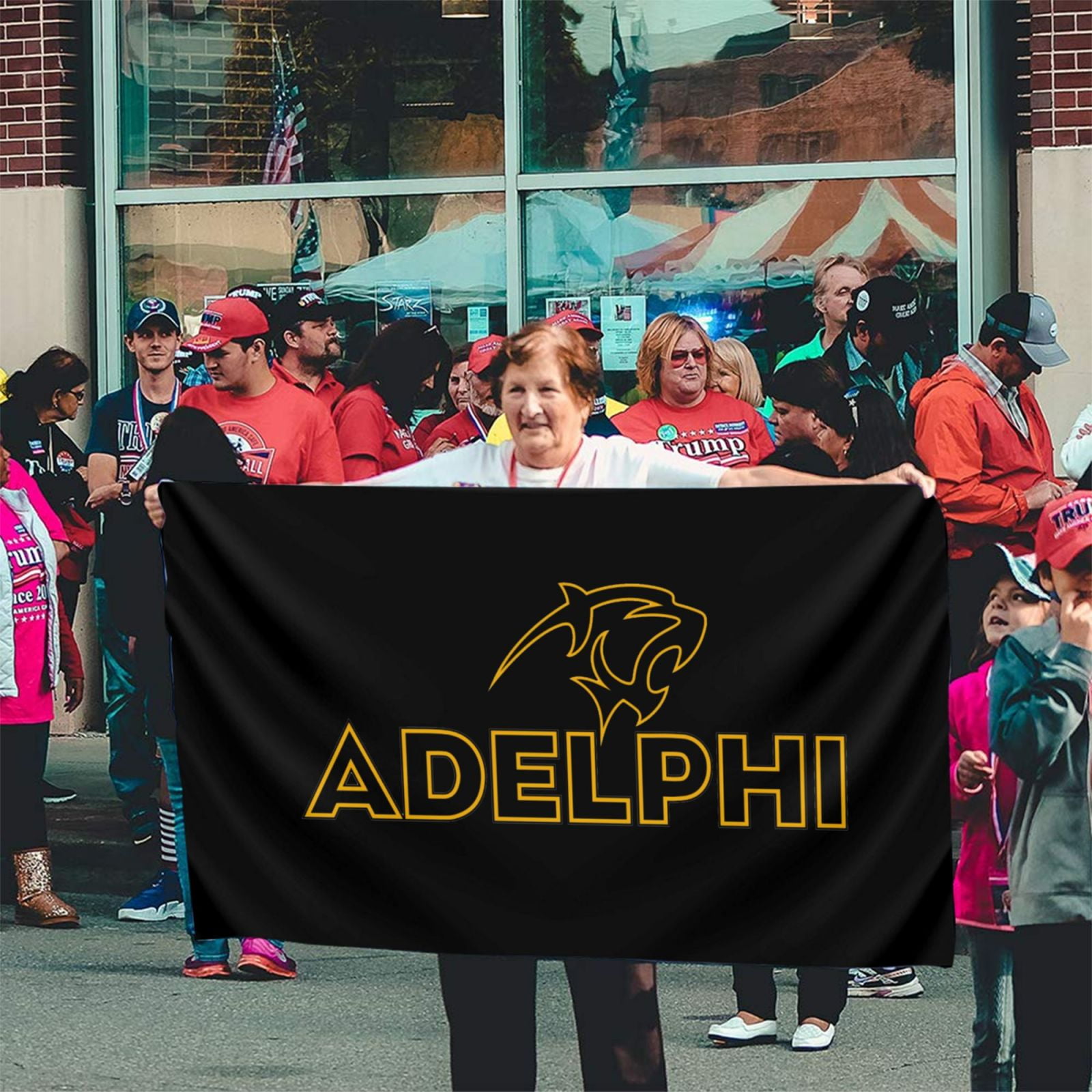 Adelphi University Logo Flag 3x5 Ft Holiday Banner Garden Yard House ...