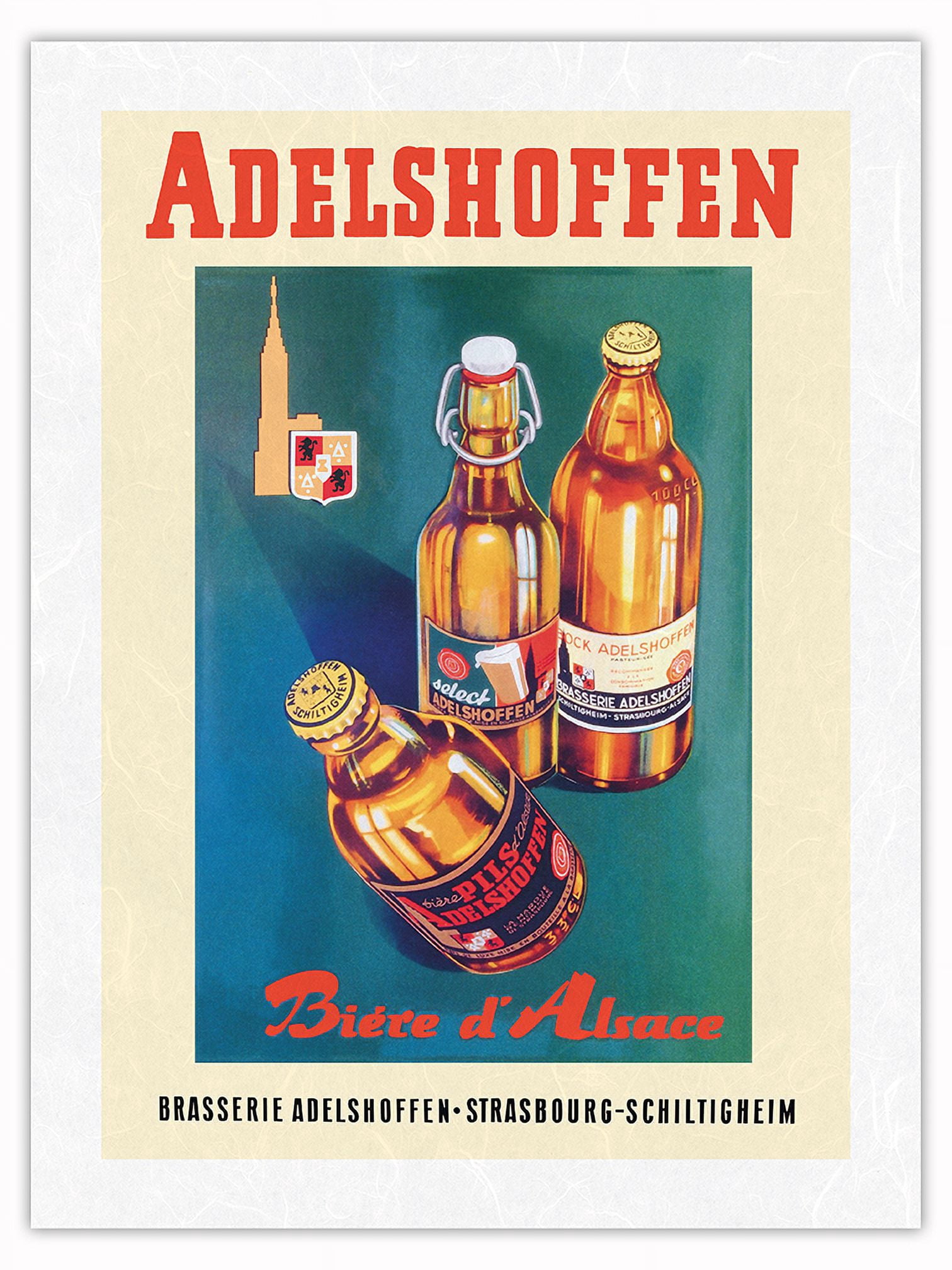 Adelshoffen Beer - Alsace region of France (Biére d’Alace) - Vintage ...