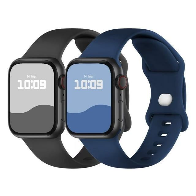 Adepoy 2 Packs Compatible with Apple Watch Band 42mm 44mm 45mm for ... Adepoy 2 Packs Compatible with Apple Watch Band 42mm 44mm 45mm for ...