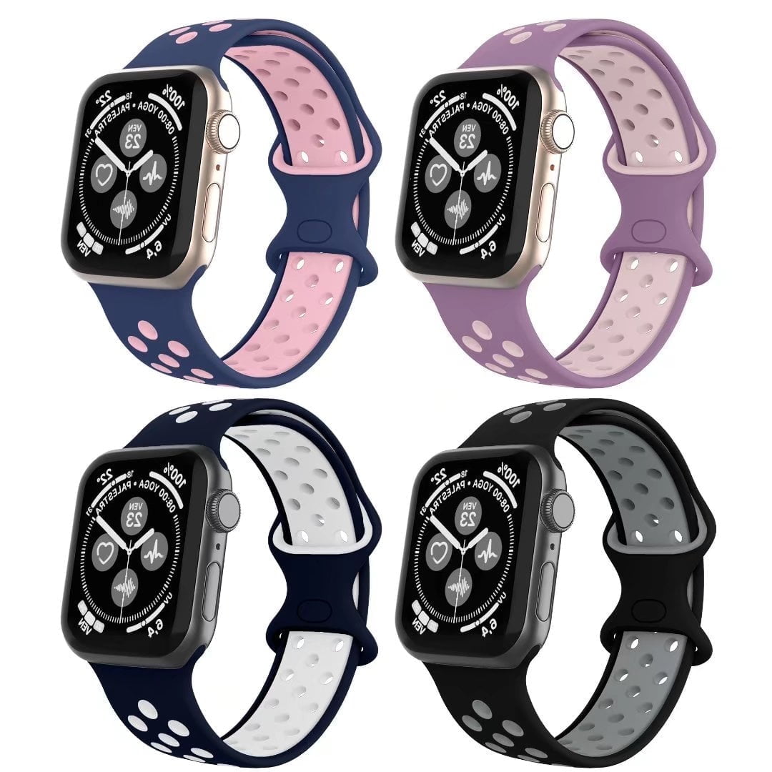 Adepoy Compatible for Apple Watch Band 38mm 40mm 42mm 44mm, Breathable ...