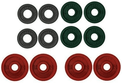 Ader Precision Color Metal Olympic Kilo Gram Plates - Walmart.com