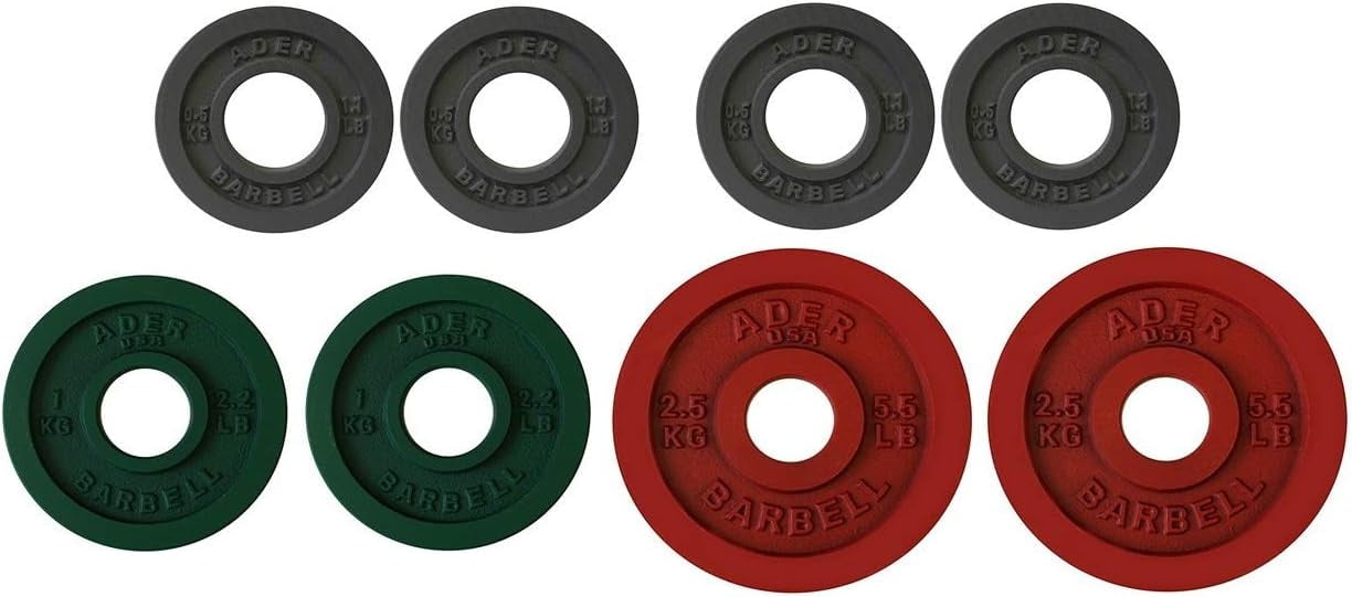 Ader Precision Color Metal Olympic Kilo Gram Plates - Walmart.com