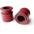 Ader Quicklee Collars for 1" Diameter Bar, PVC or Steel (1" Red Pair ...