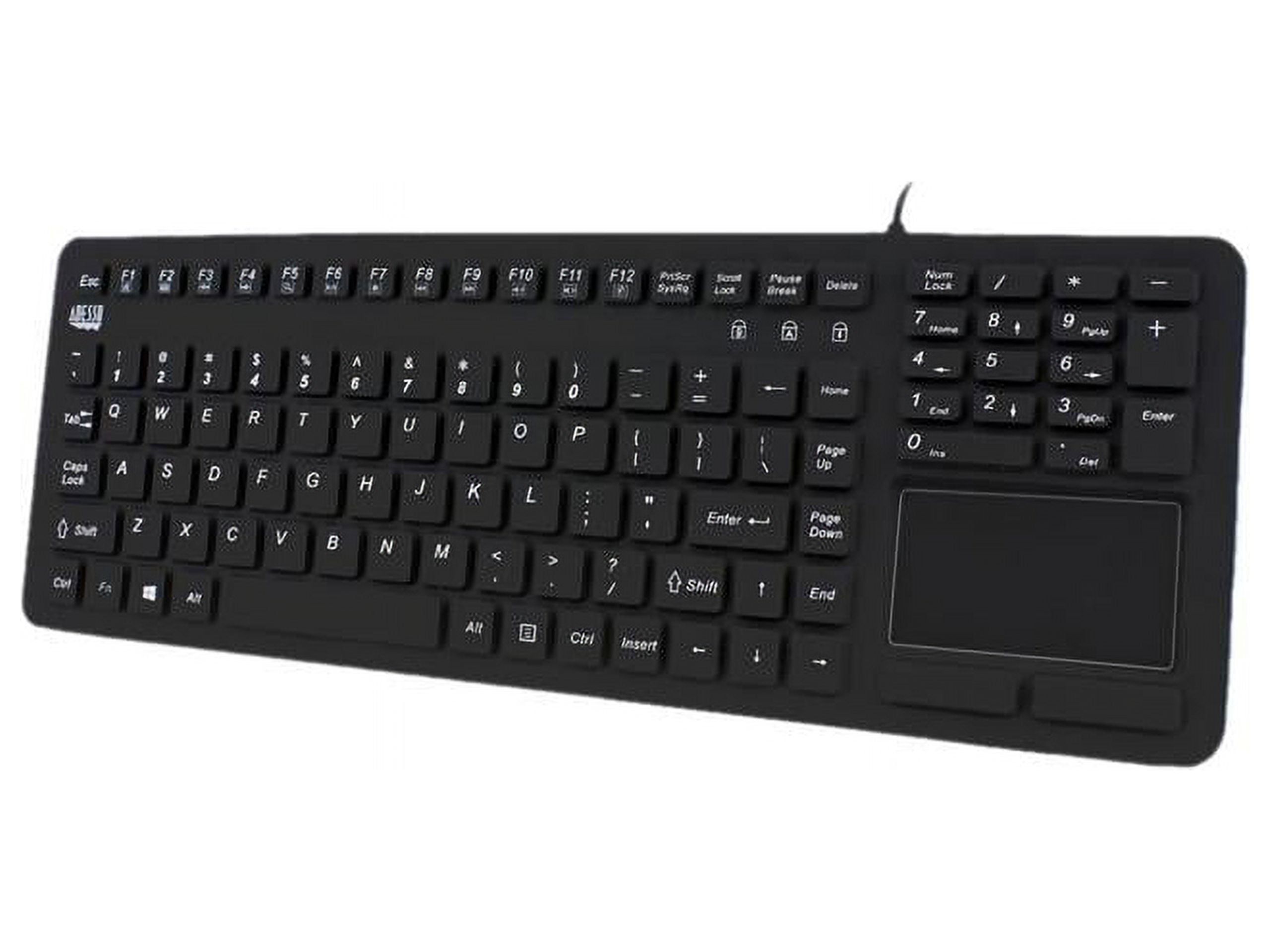 Adesso AKB-270UB SlimTouch Antimicrobial Waterproof USB Compact size ...