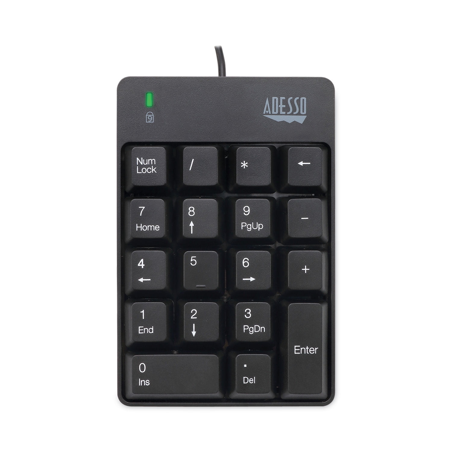 Adesso AKB-601UB - USB Spill Resistant 18-Key Numeric Keypad - Walmart.com